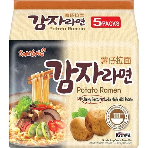 Samyang Potato Ramyun (Multi Pack) | 120g x 5 | Shopee Singapore