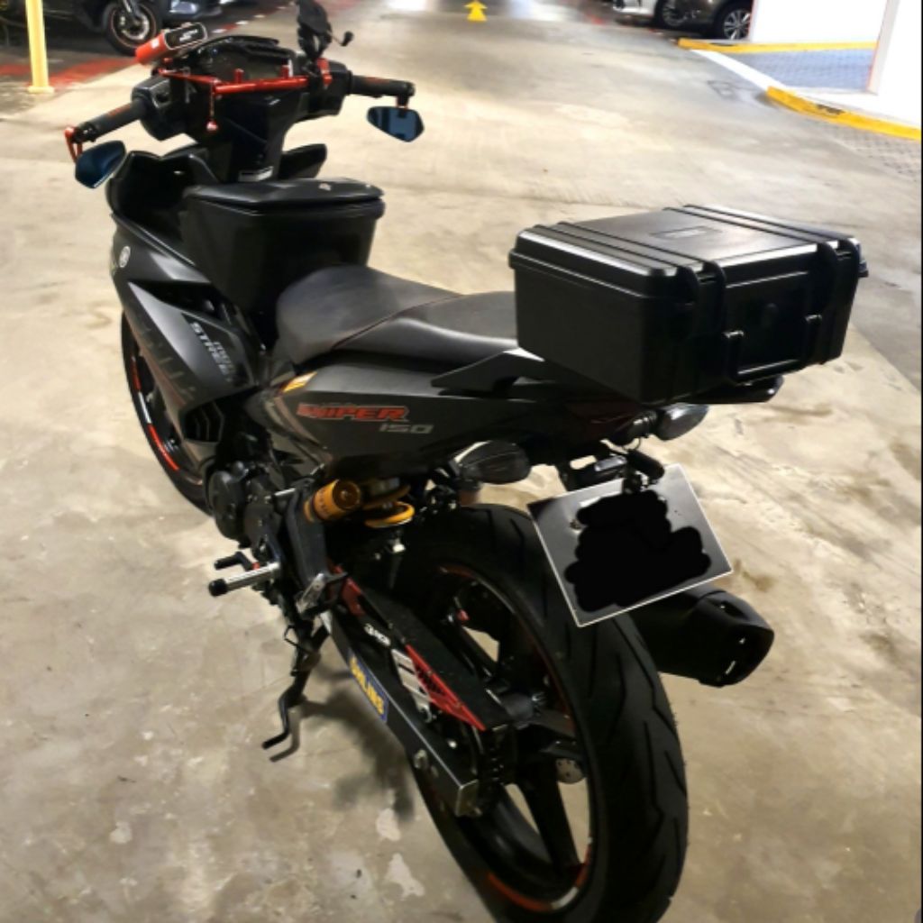 Storage box black plastic pelican copy motorcycle box ebike waterproof ...