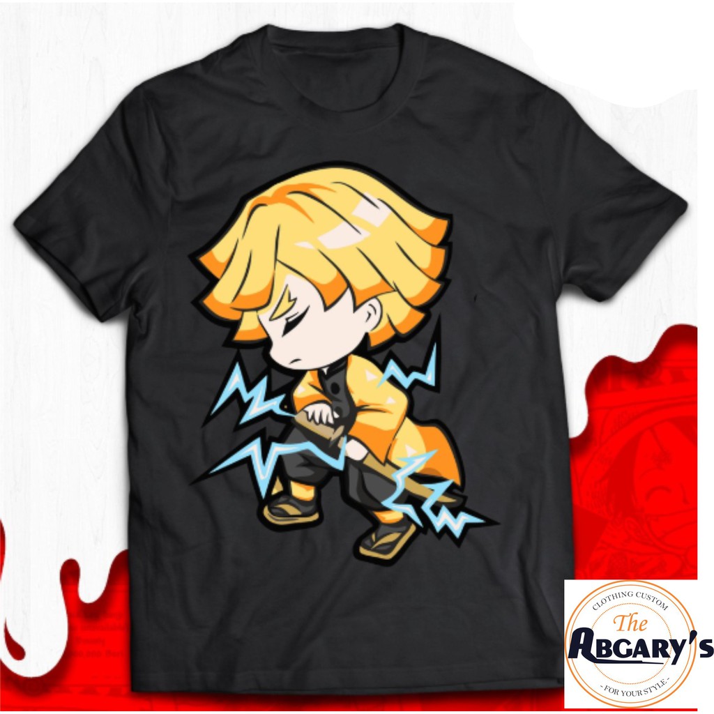 Anime Kimetsu No Yaiba Demon Slayer Zenitsu Shirt Zenitsu Agatsuma ...