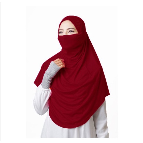 Safety HIJAB - MASK NIQAB ANTI CORONA NEWEST INSTANT JILBAB - ANPYNA ...