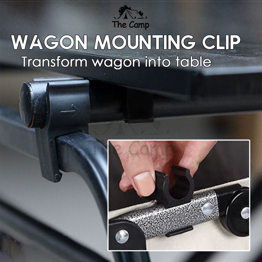 Camping Wagon Accessories Holder Mounting Clip for Aluminium Table Top ...