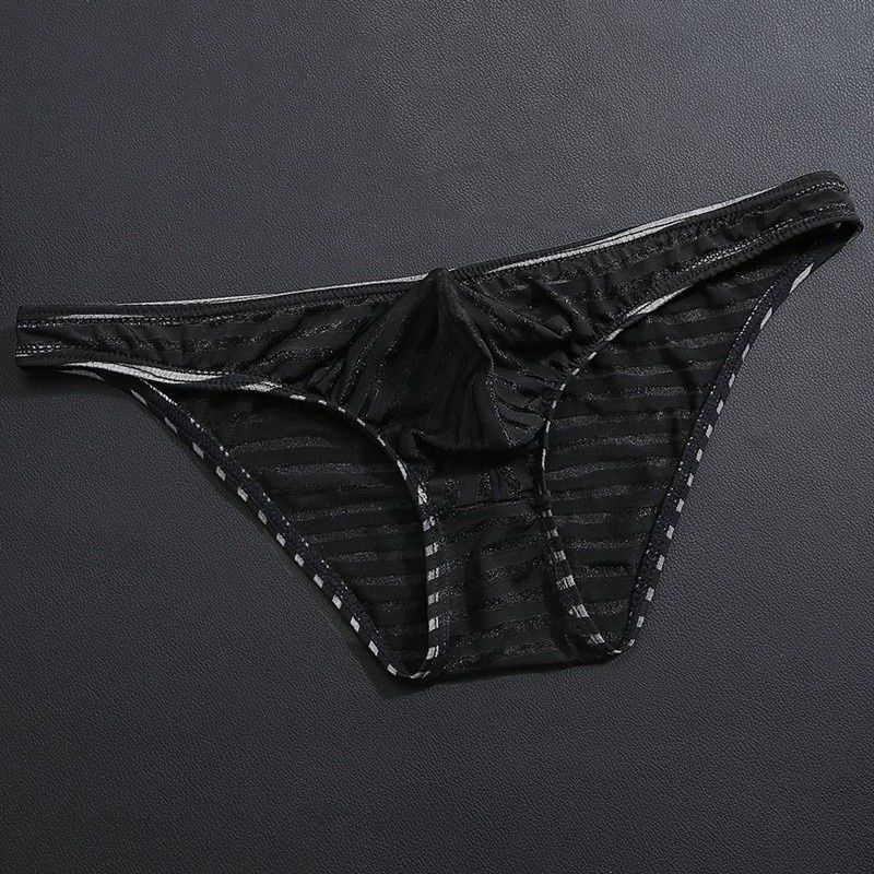 Horizontal striped mesh triangle men's underwear | Shopee Singapore