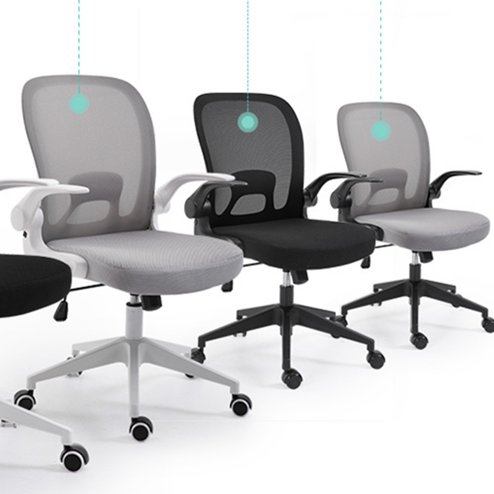 《SG local stock 》high quality Ergonomic foldable back Foldable armrest ...