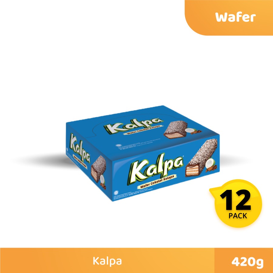 Kalpa Chocolate Coconut Wafers (box packaging contains 12 pcs) | Shopee ...