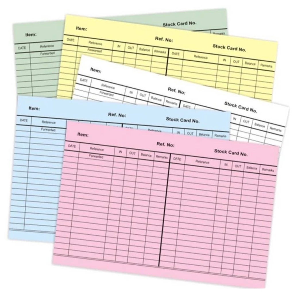 STY 30's Card Inventory Card Stationery Rekod Kad Stok 5"x8" | Shopee ...