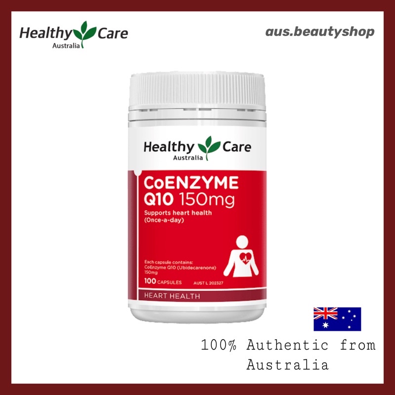 [100% Authentic} Healthy Care CoEnzyme Q10 150mg (100 capsules ...