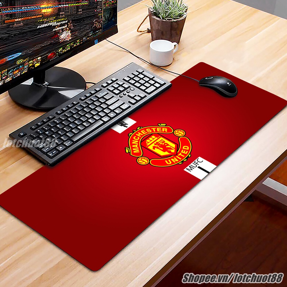 Man United mouse pad large size 80x30 90x40 - Manchester United ManU MU ...
