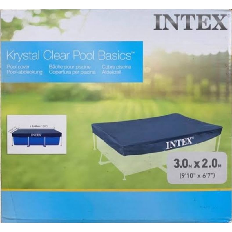 INTEX POOL COVER (3m x 2m / 4.5m x 2.3m) | Shopee Singapore