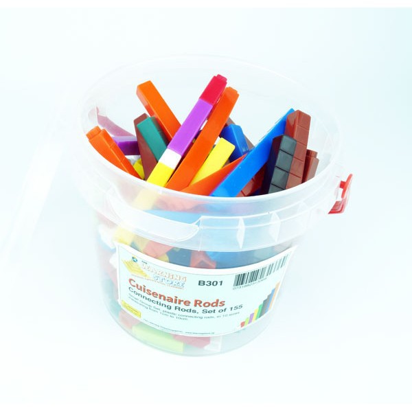 Learning Store Connecting Cuisenaire Rods , Set of 155 pieces - Maths ...