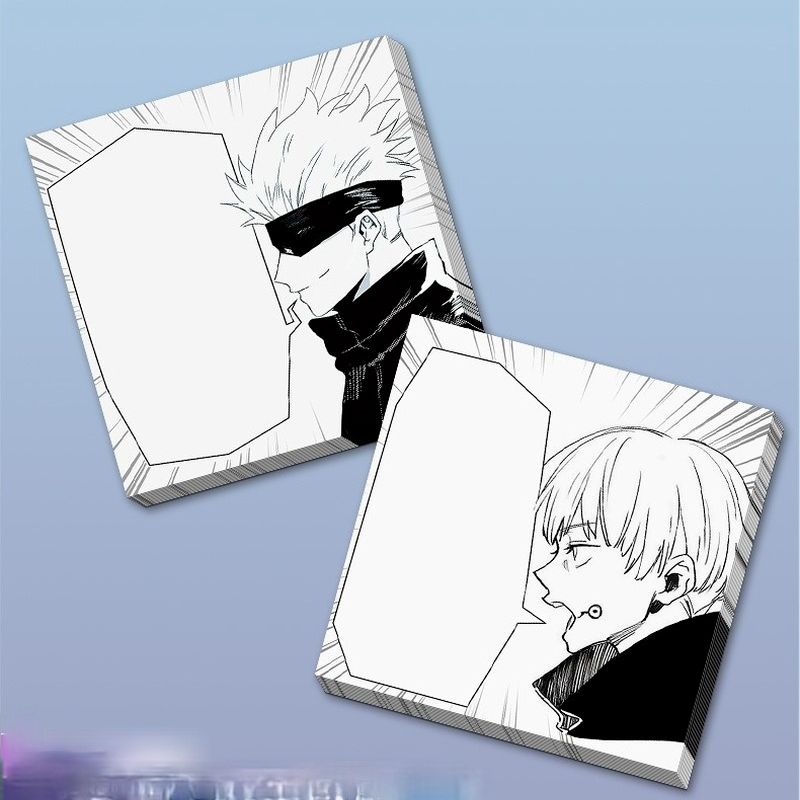 Anime Peripheral Jujutsu Kaisen Sticky Notes Gojo Satoru Inumaki Toge ...
