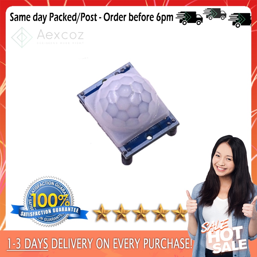 🔥[READY STOCK Local Seller]🔥 Motion Sensor Detector IR Pyroelectric ...