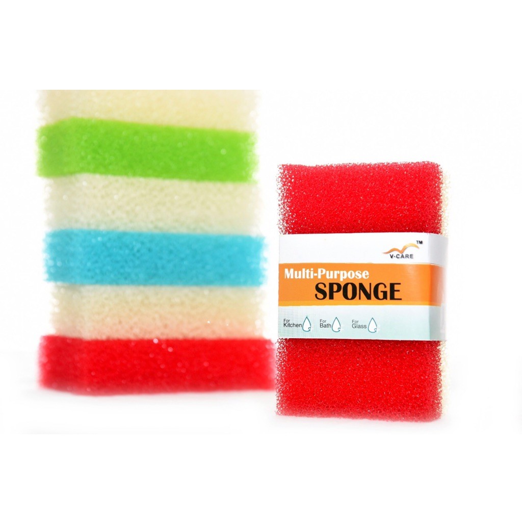 V-Care Multipurpose Sponge ( Bundle of 24pcs ) | Shopee Singapore