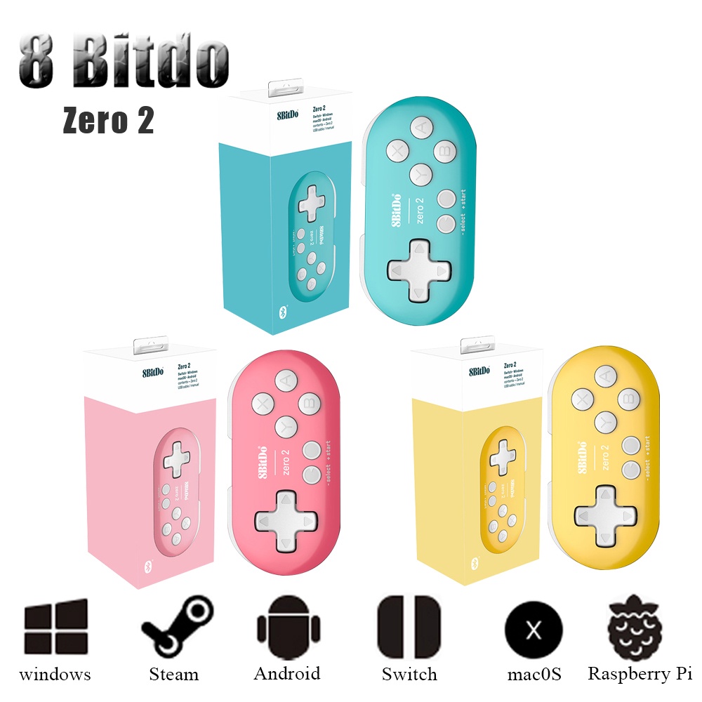 8Bitdo Zero 2 Mini Bluetooth Wireless Gamepad Switch Controller Joystick For Nintendo Switch/PC ...