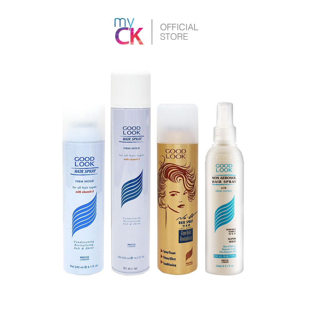(Bundle of 3) Good Look Hair Spray 240ml-420ml | Shopee Singapore
