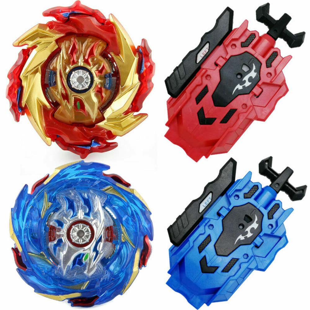 Beyblade Burst Set B-174 02 with LR Launcher Super King B174 Helios ...