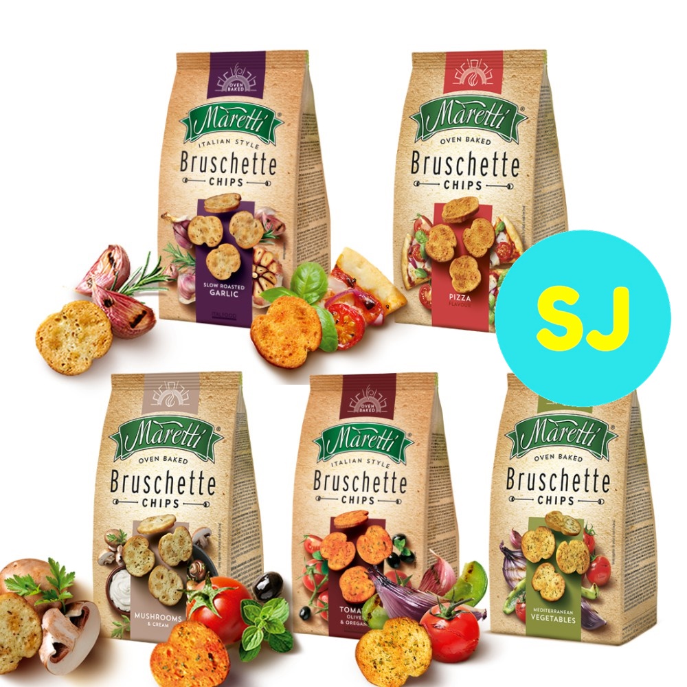 MARETTI Oven Baked Bruschette Chips 70g (Assorted) | Shopee Singapore