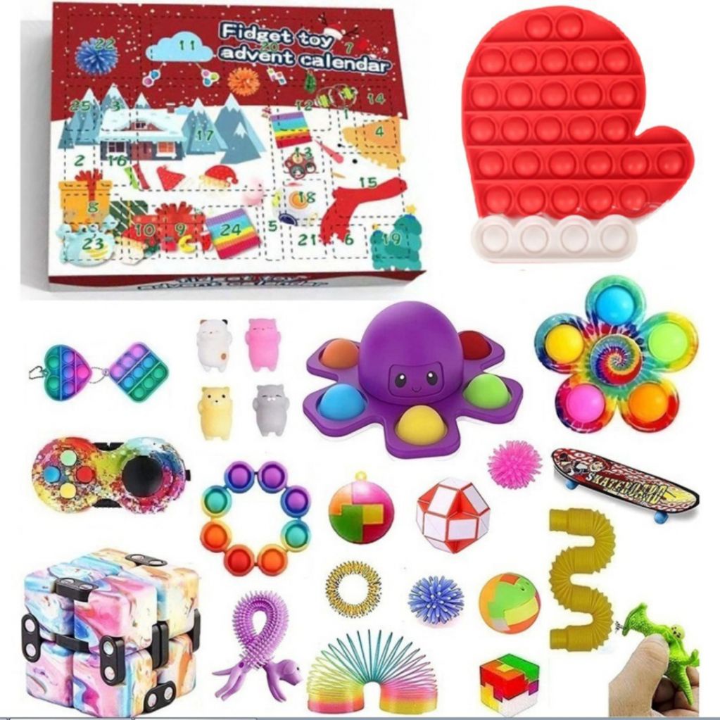 christmas gift Fidget Advent Calendar Fidget Bubble Advent Calendar Toy ...