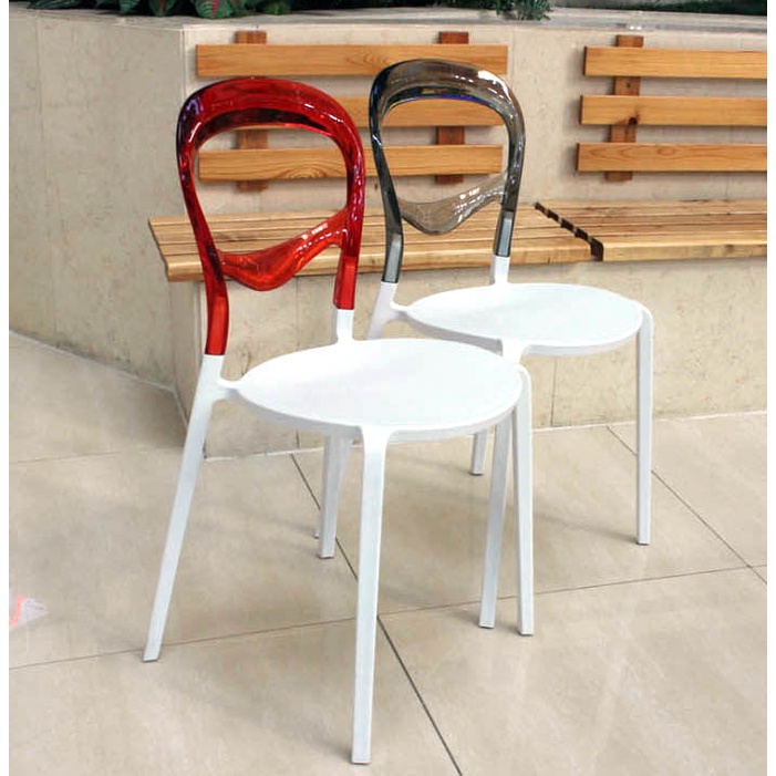 PP Chair/Plastic chair/ Stackable chair/ Café chair/ Polycarbonate ...