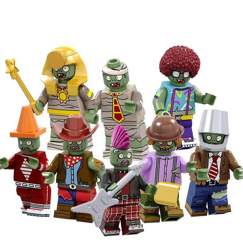 Plants Vs. Zombies Pvz Mini Building Blocks Kids Figure Toys | Shopee ...