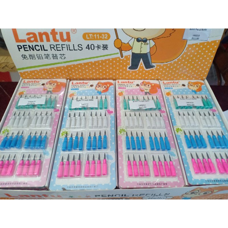 stacking pencil refills ( one card have 32 pcs) | Shopee Singapore