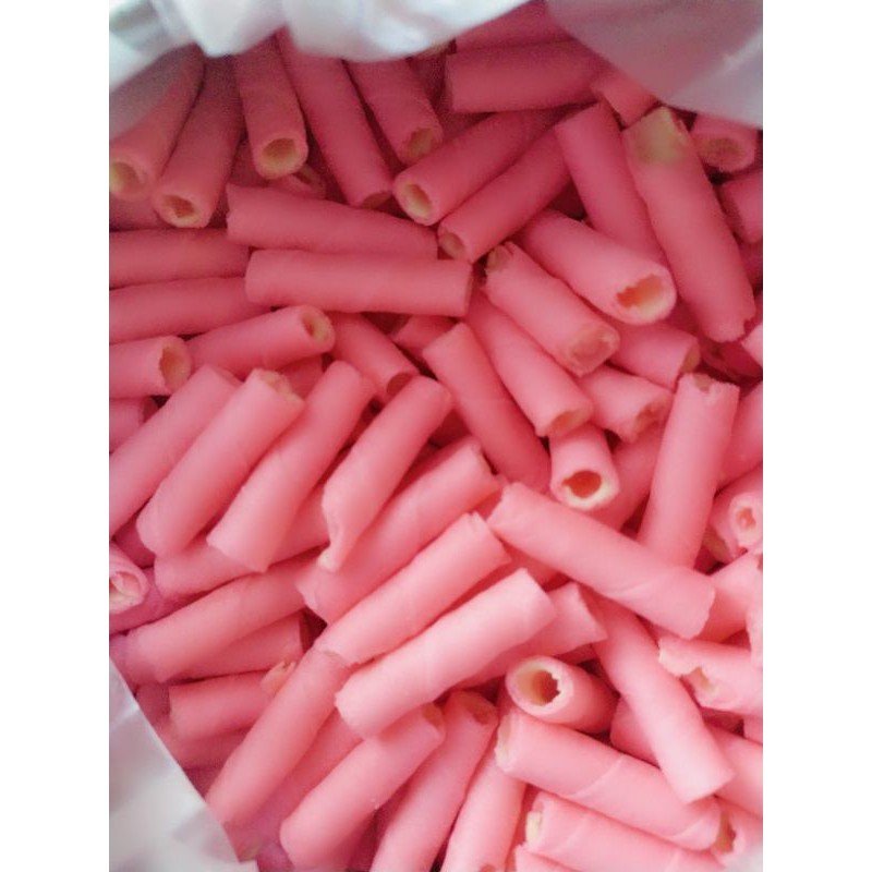 Barcelona/mini wafer roll strawberry/kiloan snack | Shopee Singapore