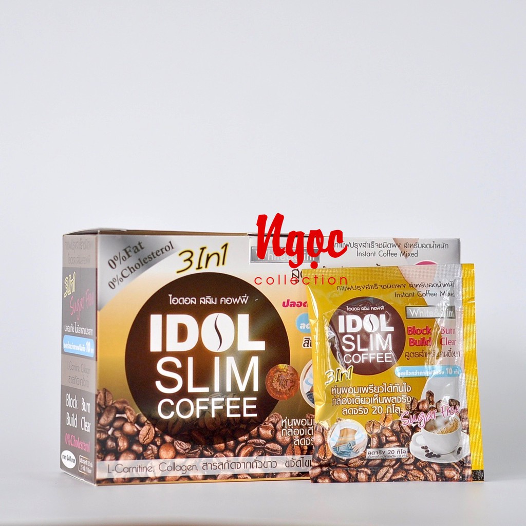 01 box of Idol Slim Coffee Thai Coffee (10 packs x 15g) | Shopee Singapore