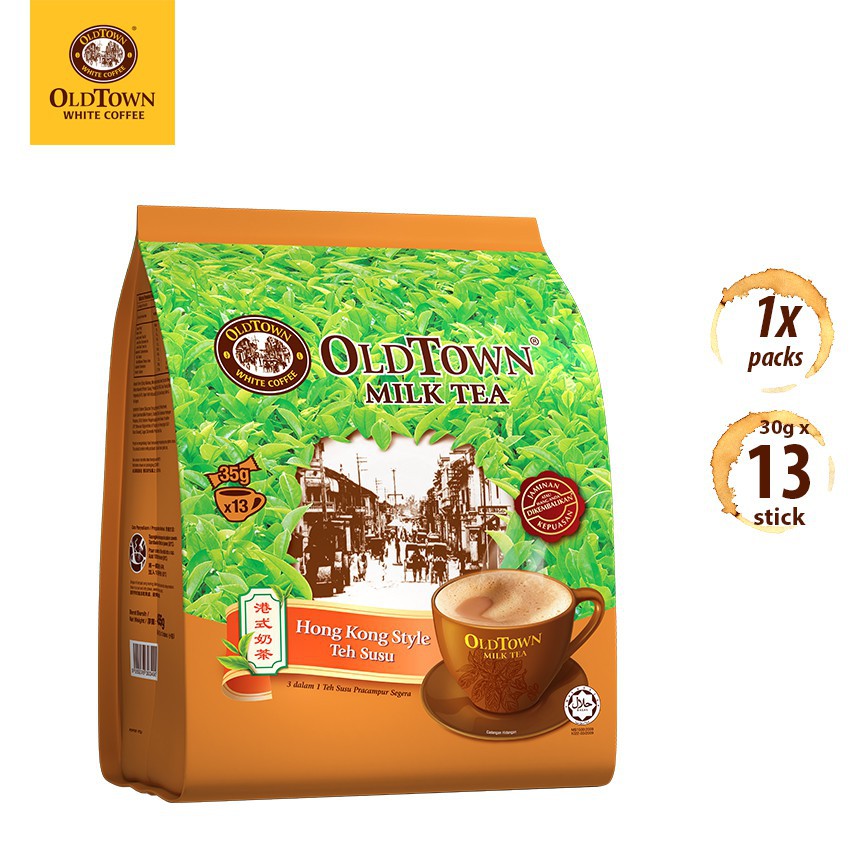 OLDTOWN Milk Tea 3-in-1 Style Milk Tea 35g (13 sachets) | Shopee Singapore
