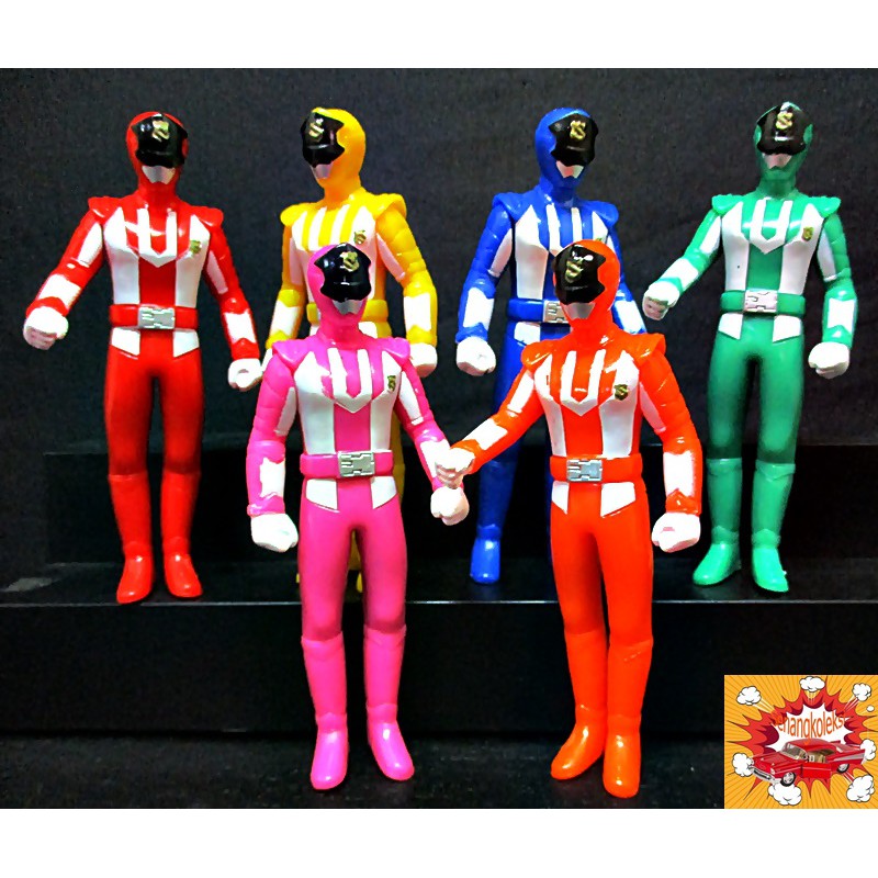 Power rangers mighty morphin movie action figure Toy set of 6 pcs ...