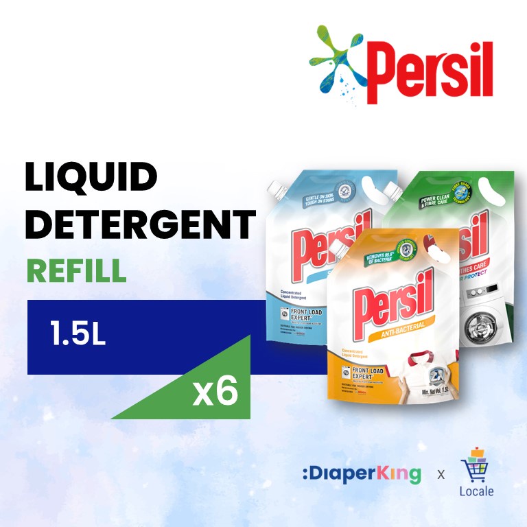 Persil Liquid Refill Detergent 1.5L (Carton Deal - 6 Packs) | Shopee ...