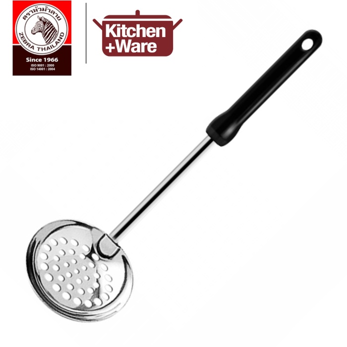 Zebra / Stainless Steel Slot Skimmer 4.5 inch / Sieve Ladle Slotted ...