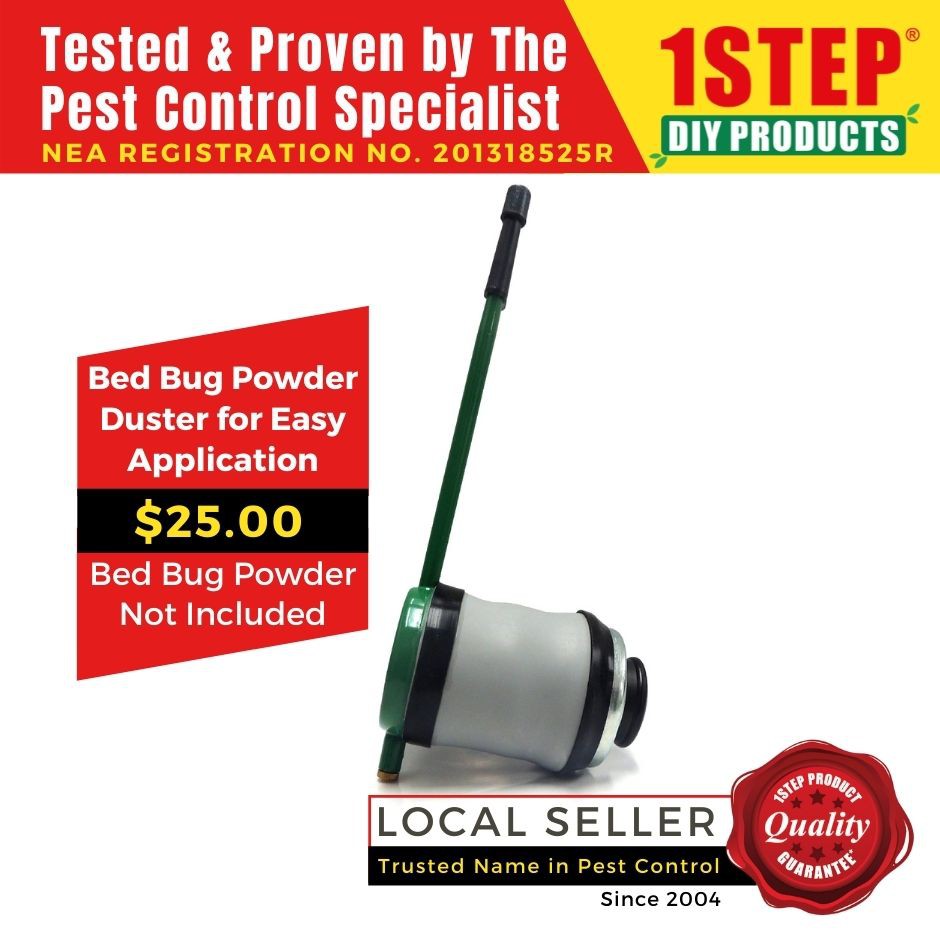 1STEP Bed Bug Powder Duster - For Easy Application of Bed Bug Powder ...