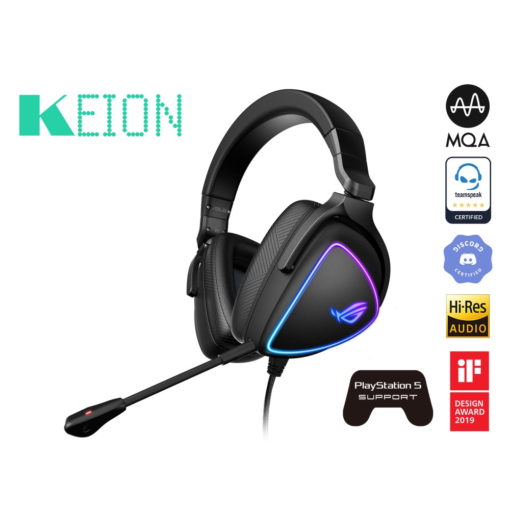 [ASUS] ROG Delta S USB Type C RGB Wired gaming headset 2 Years Warranty ...