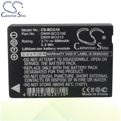 CS Battery For Panasonic Lumix DMC-ZS10K / DMC-ZS10N / DMC-ZS5 Battery ...