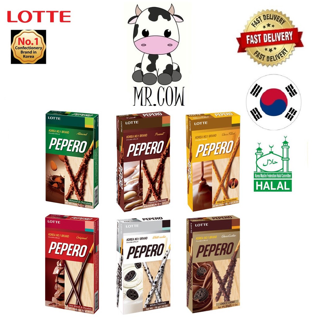Chocolate Pepero Biskult Small Pack 32G | Shopee Singapore