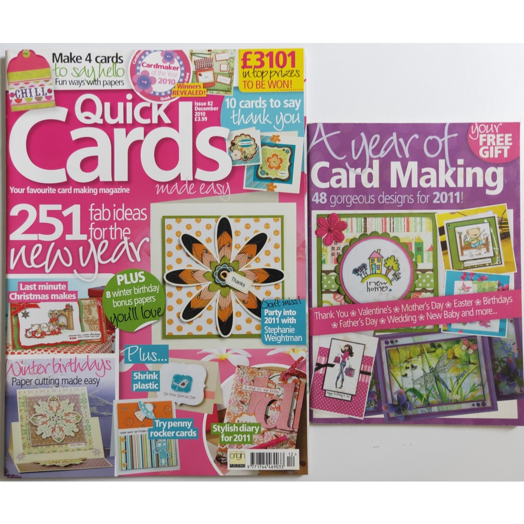 [USED] [QC 082] [With Free Booklet] Quick Cards Made Easy UK ...