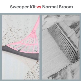 [SG] 2-in-1 Magic Broom mop/wiper/sweeper | Floor Cleaner Home Cleaning ...