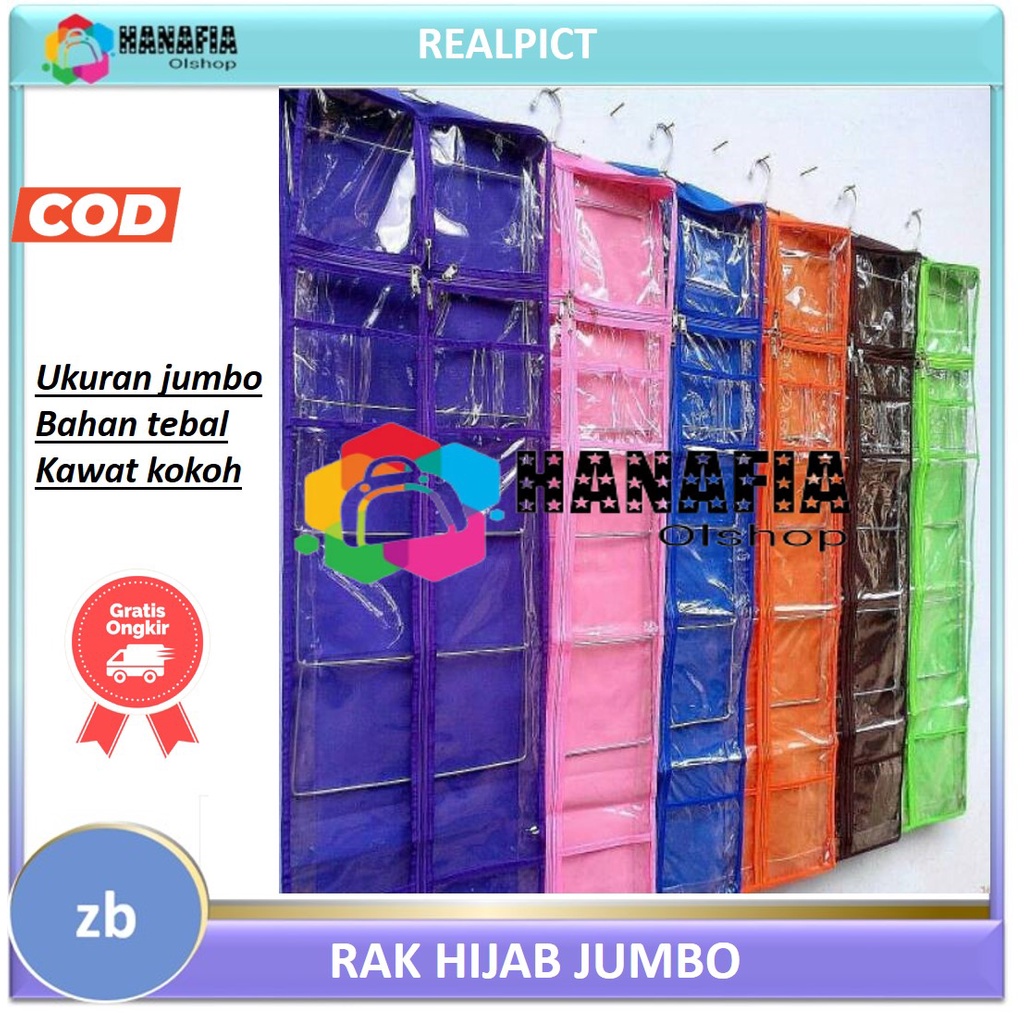 Thick JUMBO HIJAB RACK _THICK MIKA SHELF _POLOS HIJAB RACK | Hijab RACK ...