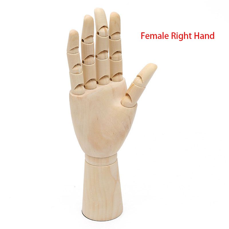 Wooden Right Left Hand Model Mannequin Artist Sketch Draw Models ...