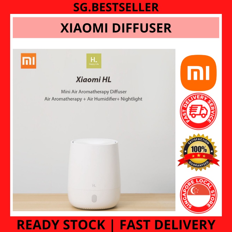 SG STOCK XIAOMI DIFFUSER ULTRASONIC HUMIDIFIER AIR AROMA ESSENTIAL OIL ...