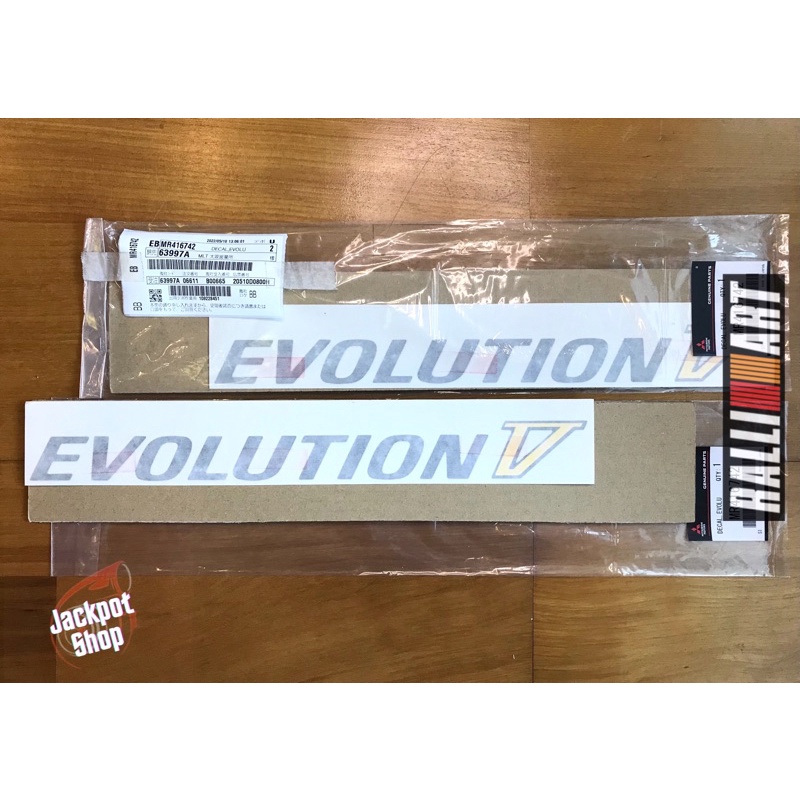 New DECAL STICKER DOOR EVOLUTION VI V MITSUBISHI LANCER EVOLUTION EVO4 ...