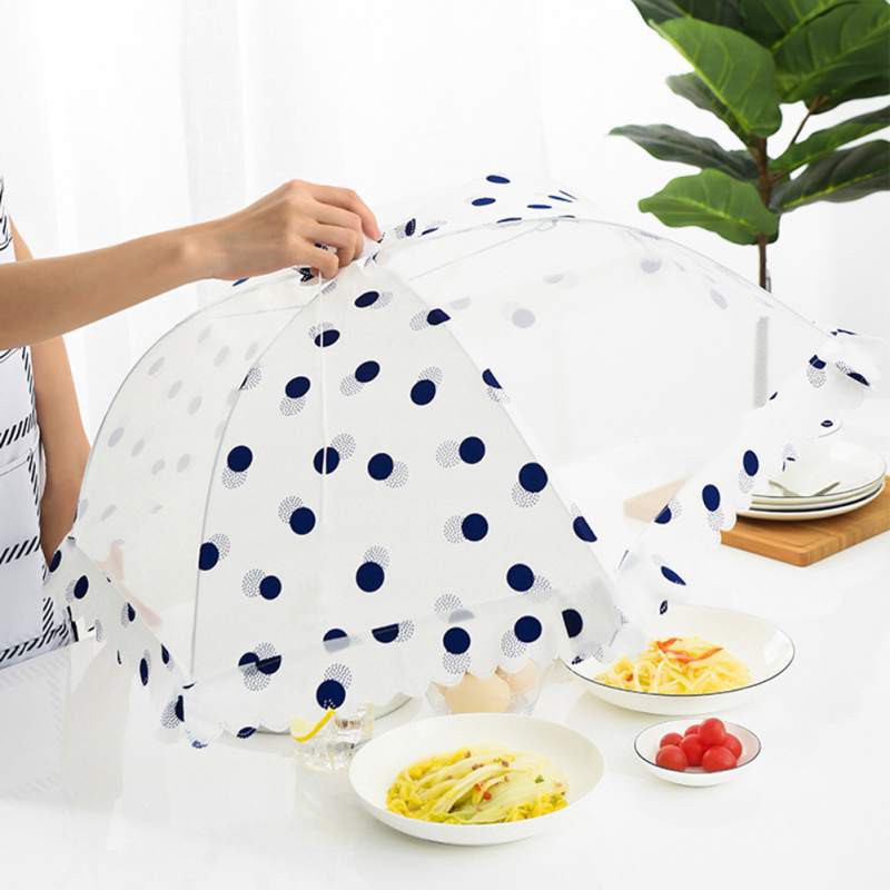 Kitchen Food Cover Table Meal Anti-Fly Net Foldable Hex Dish Cover Meal ...