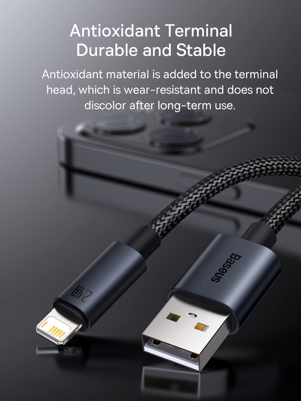 Baseus USB Cable for i 13 12 Pro Max 8 Fast Charge for iPhone Cable USB ...