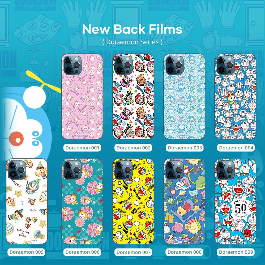 Doreamon Back-Film Protector ( Inbox us for phone model ) | Shopee ...