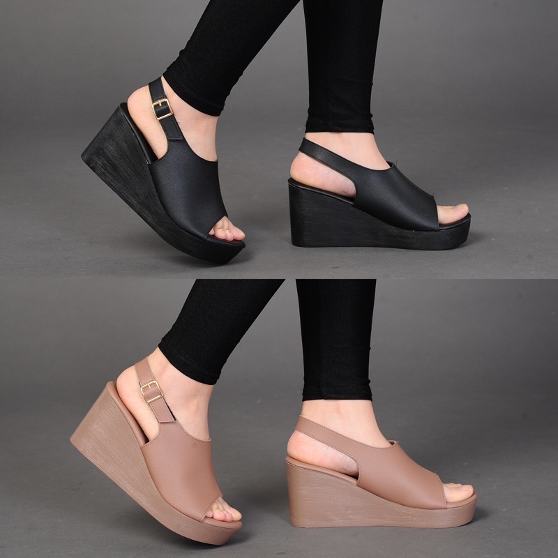 PREMIUM QUALITY KASUT PEREMPUAN RAYA Ayra Women's Shoe Wedges | Shopee ...
