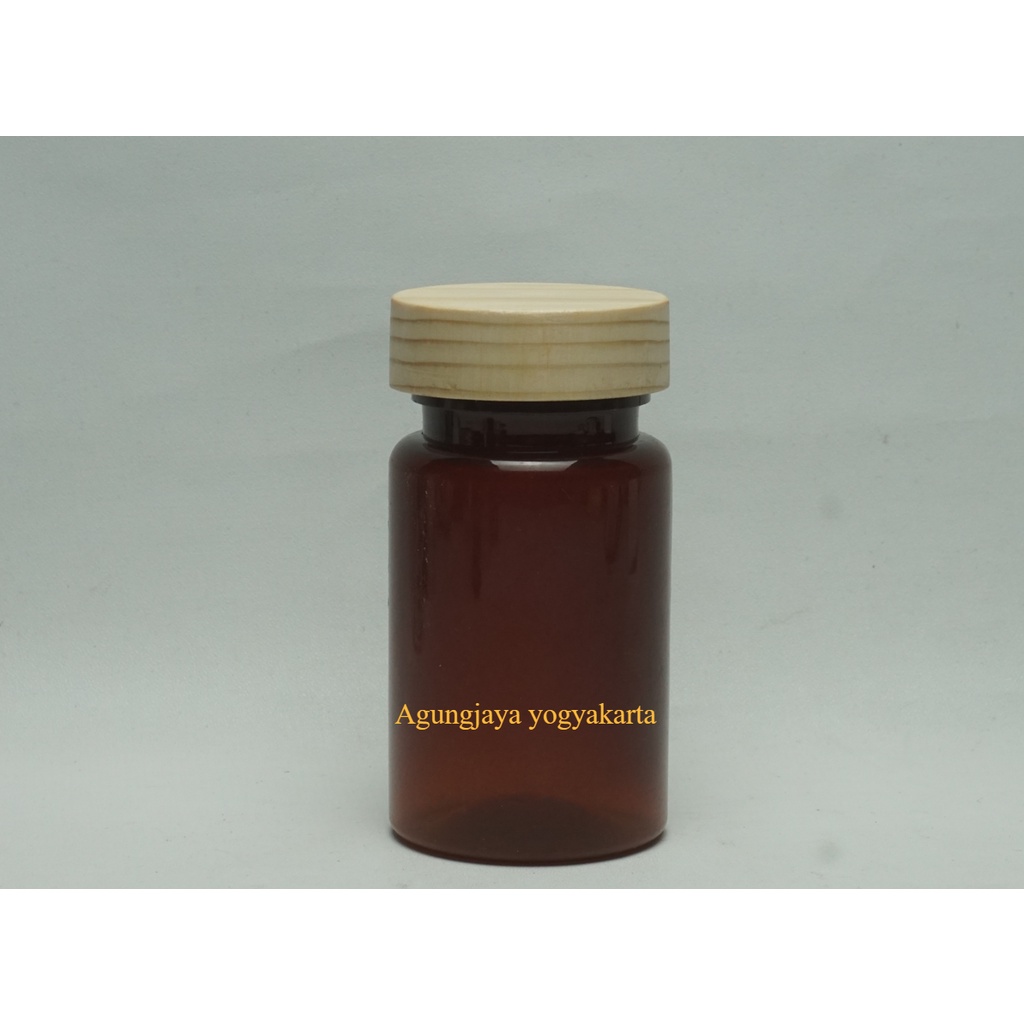 120 ml Ps Medicine Bottle Pine Wood Cap + Plug | Shopee Singapore