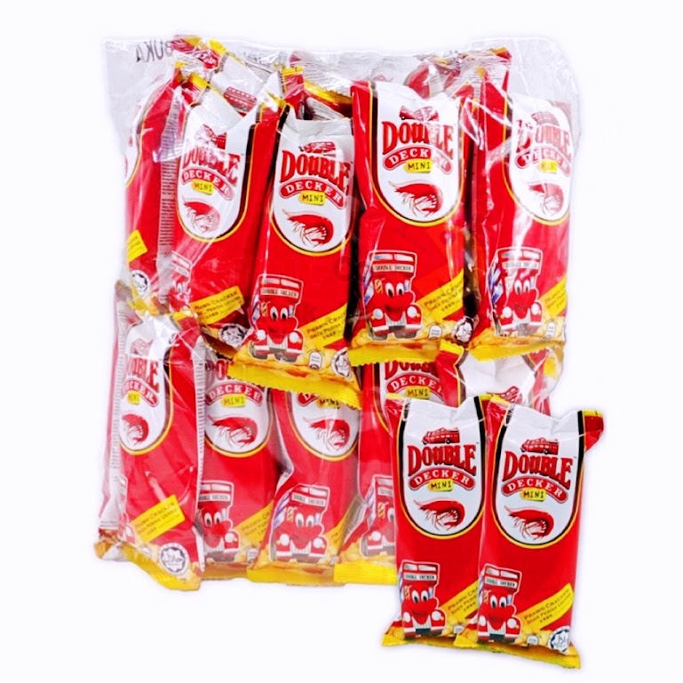 30pack Mini Double Decker Snack Chicken / Prawn / Cheese | Shopee Singapore