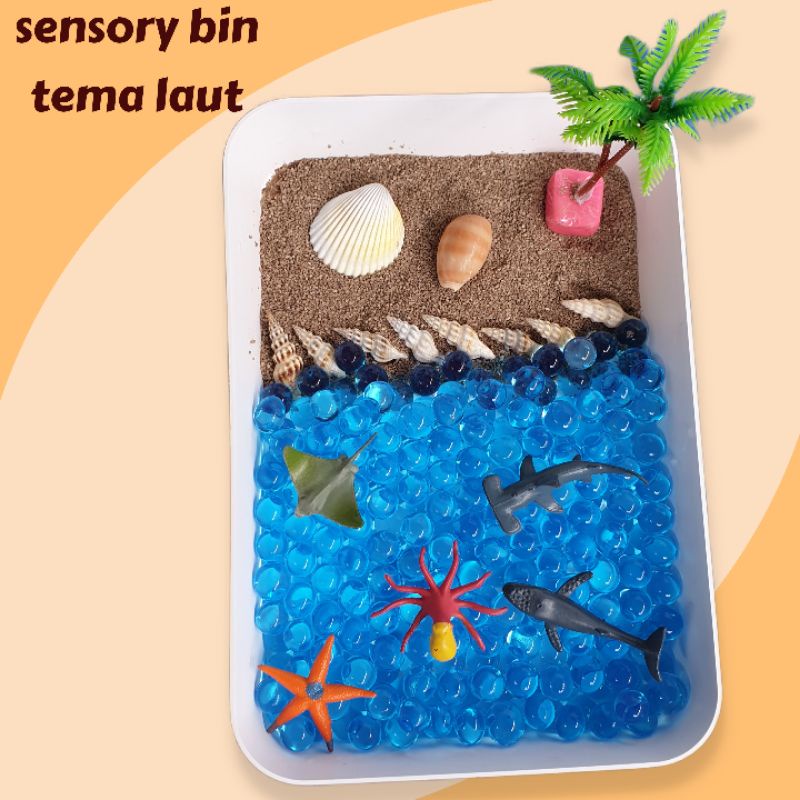 Smart toys sensory BIN sea Theme sensory play sensoryplay sea world ...