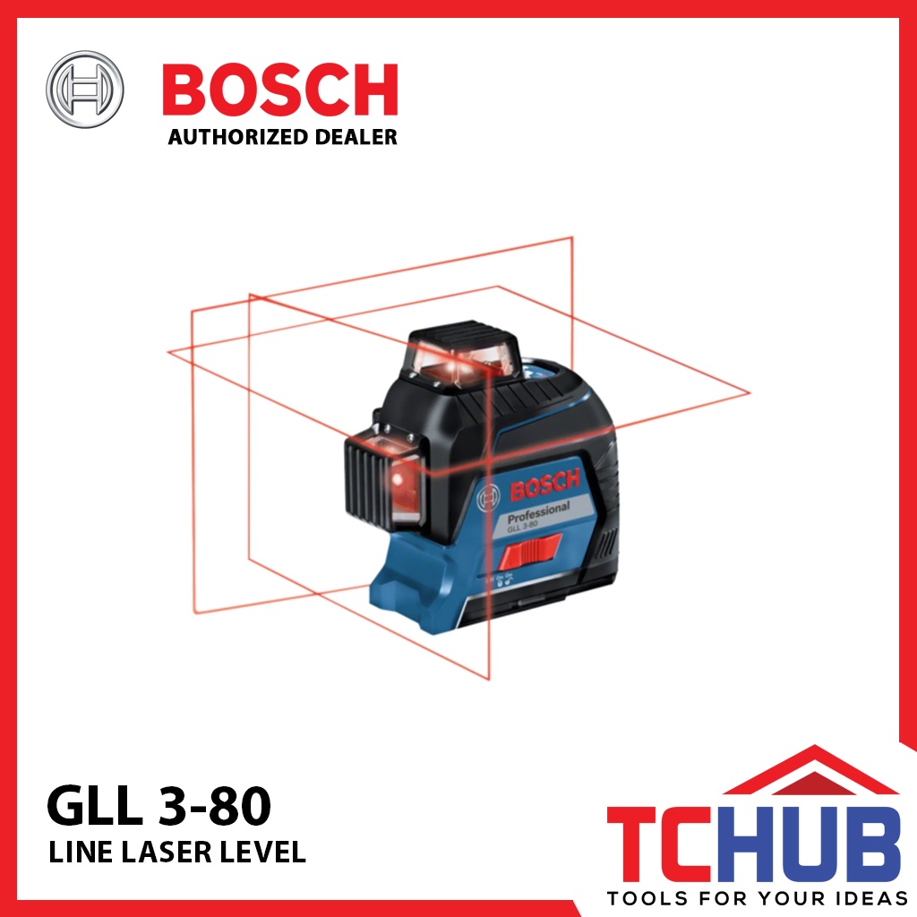 [Bosch] GLL 3-80 Line Laser Level | Shopee Singapore