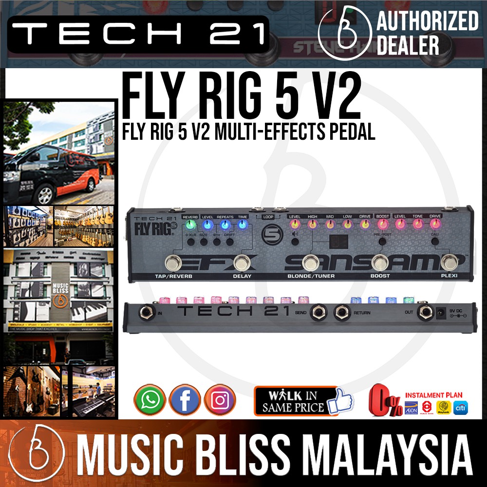 Tech 21 Fly Rig 5 v2 Multi-effects Pedal | Shopee Singapore