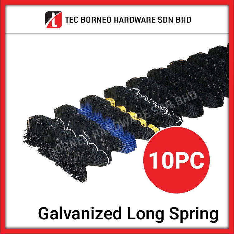 TEC [10 PCS] Galvanized UV Long Spring Greenhouse Spring Wire Zigzag ...